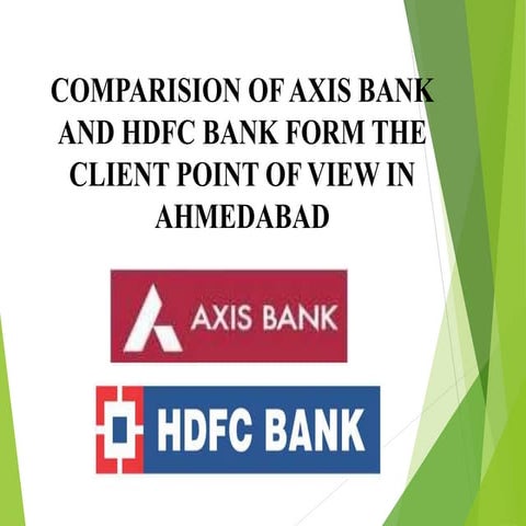 AXIS BANK VS HDFC BANK | PPTX