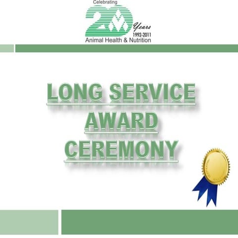 Final ppt on long service 13 oct | PPTX