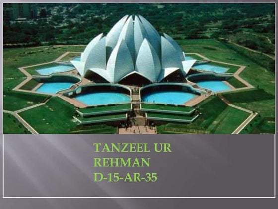 Lotus temple case study by Anjali Sethiya | PDF | Civil Engineering ...