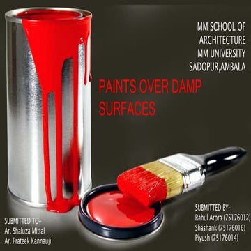 Paints over damp surface | PPT