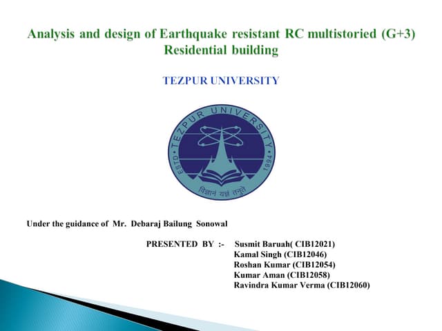 Earthquake Load Calculation (base shear method) | PDF | Civil Engineering Industry | Industries