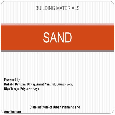 Sand | PPTX