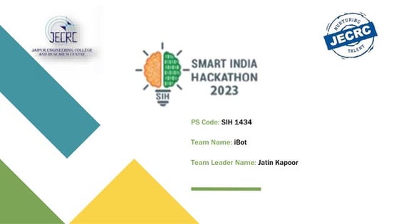 Smart India Hackthon | PPTX | Computer Software and Applications | Computing