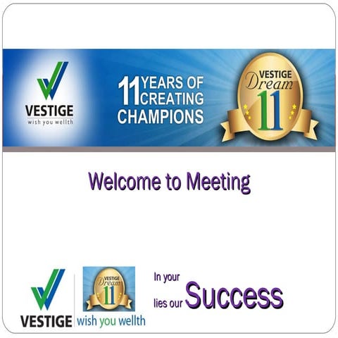Vestige Business Plan 9176312345 | PPT