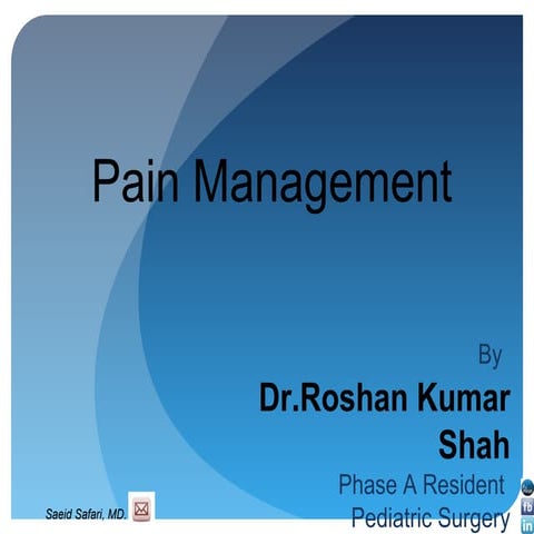 Pain management | PPT