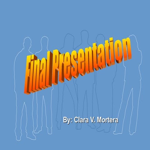Final Presentation | PPT