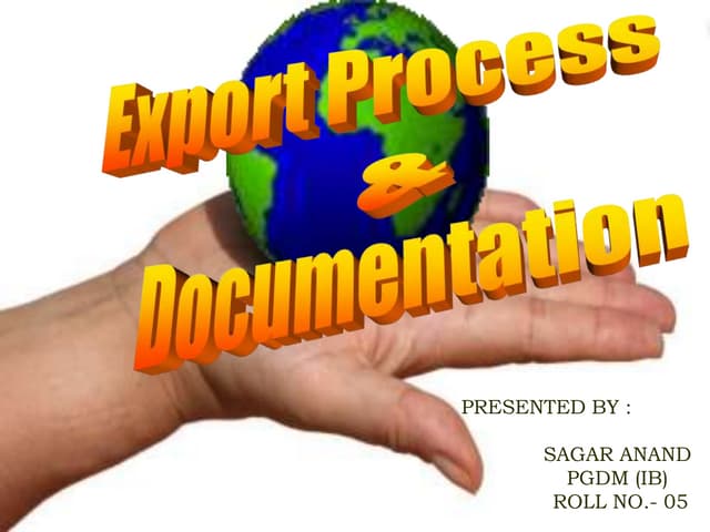 Export procedure presentation | PPTX