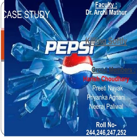 Pepsi Crystal | PPTX