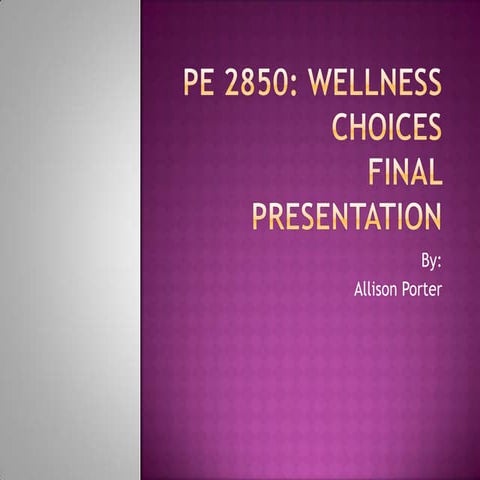 Final presentation | PPT