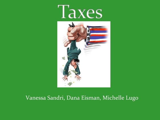 Taxes and Government Spending | PPT