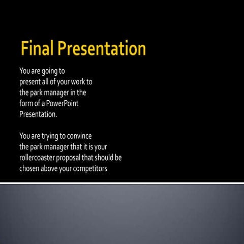 Final presentation | PPT