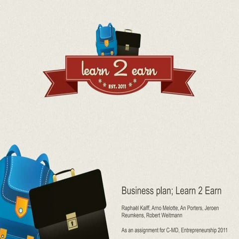 Learn 2 Earn | PPTX