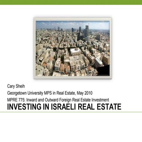 Investing in Israeli Real Estate | PPT