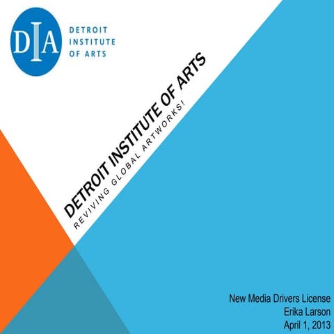 NMDL Final Presentation DIA | PPT