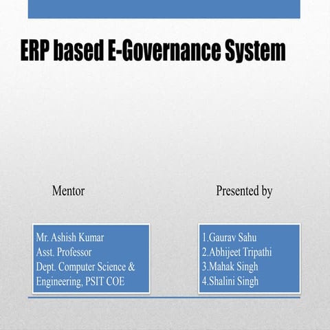 Electronic delivery of services initiative | PDF
