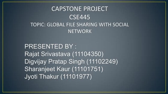 Facebookclone nct | PPT