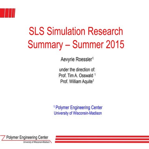 Undergraduate Research - Final presentation | PPT