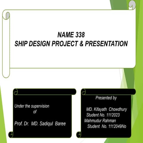 1st Presentation NAME 338 | PPT