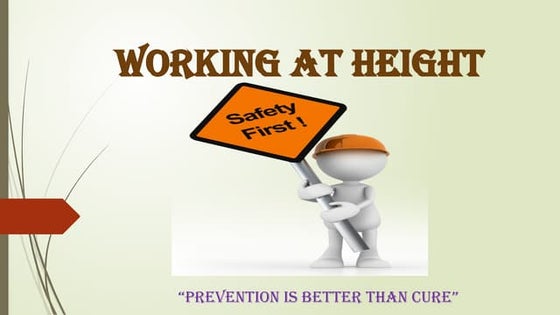 Presentation working at height | PPTX