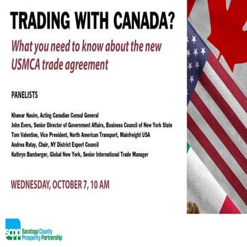 TRADING WITH CANADA? What you need to know about the new USMCA Trade ...
