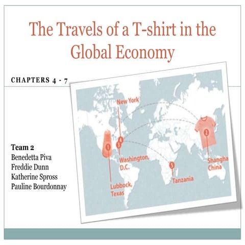 The travels of a t-shirt in the global economy | PPTX