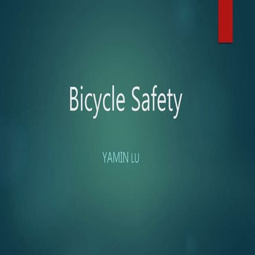 Bicycle Safety | PPTX