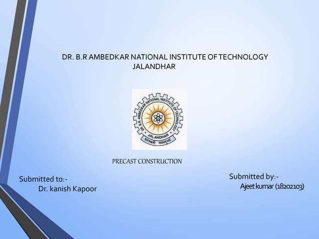 Precast segmental construction of bridges | PPTX