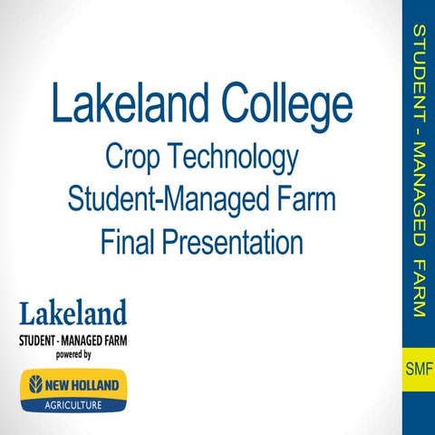 Student-Managed Farm Crop Team - Final presentation 2017 | PPT