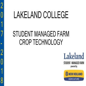 Crop SMF final presentation 2018 | PPT