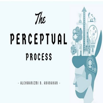 THE PERCEPTUAL PROCESS IN THE FIELD OF HEALTHCARE | PPTX