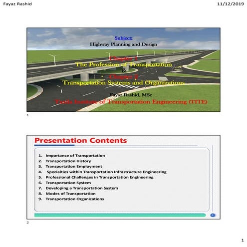 Chapter 1 & 2 Traffic and Highway Engineering | PDF | Rail Travel ...