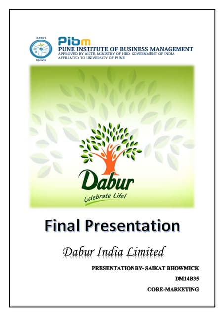 Erp success of dabur | PPT
