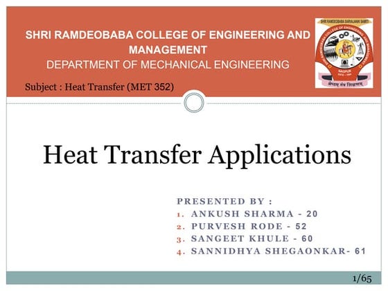 Study on Heat Transfer | PDF