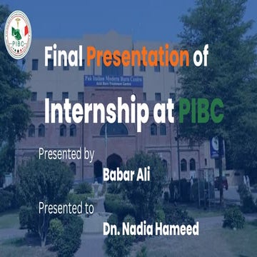 Template for Internship/ Project | PPT