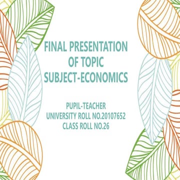 Savings and Investment -Economics Basics | PPT | Free Download