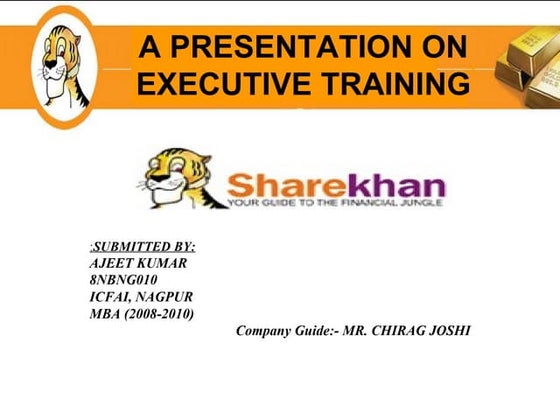 Sharekhan ppt | PPT