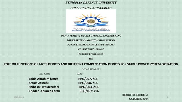 final presentation ppt power system analysis | PPT final presentation ppt power system analysis | PPT