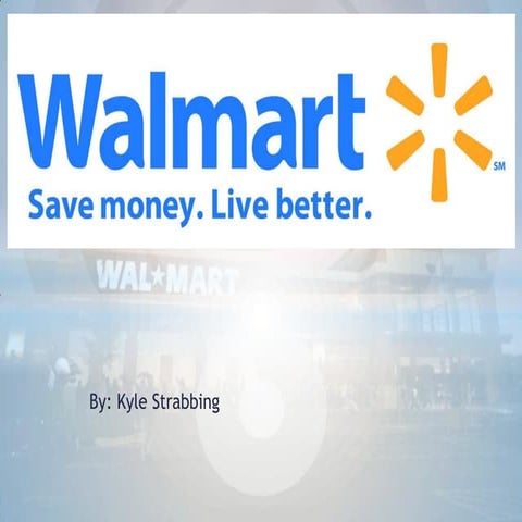 INDUSTRY ANALYSIS -RETAIL COMPANY-WALMART | PPTX