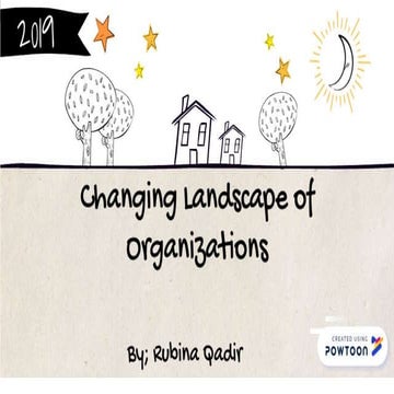 changing landscape of organizations | PPTX