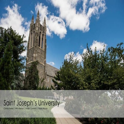 St. Joseph's University Campus Master Plan | PDF