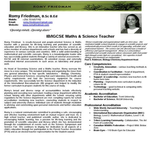 Professional Biography | PDF