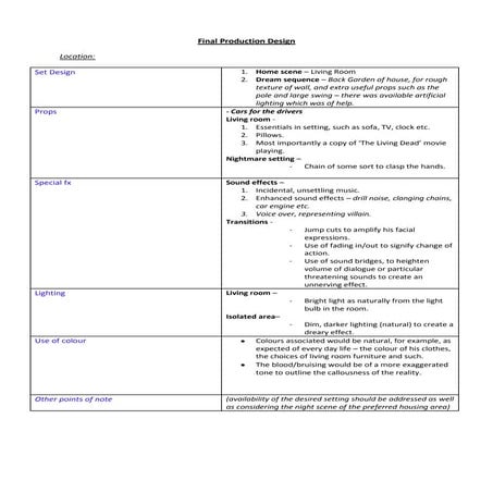 Final production design | DOCX