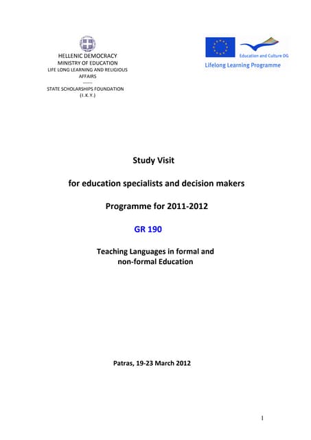 Programme for hungary | PDF