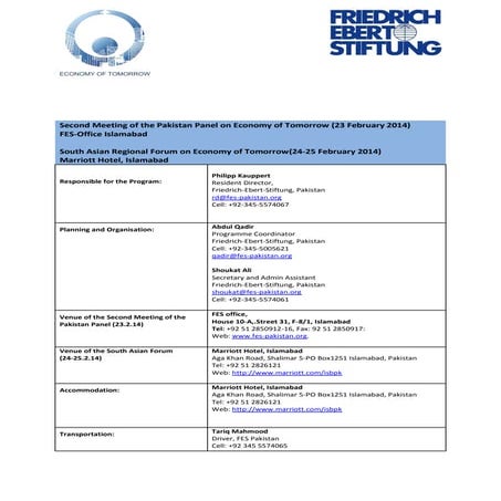 Social safety nets in Pakistan: experiences from different government ...