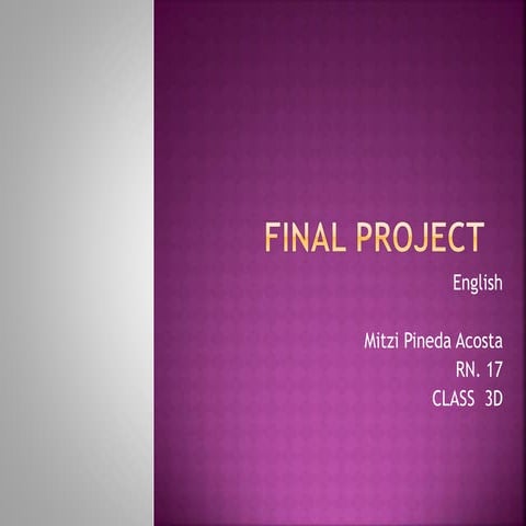 Final english project | PPTX