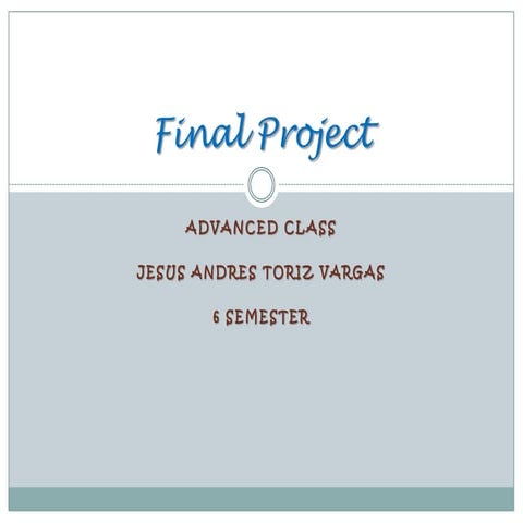 Final project | PPTX