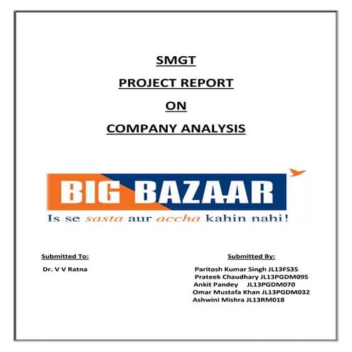 Big Bazzar | PDF