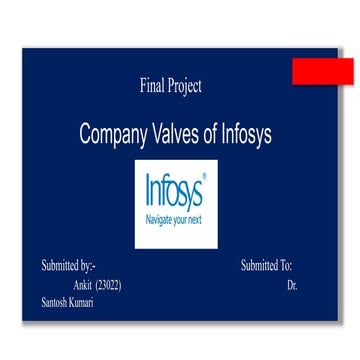 Final Project of Infosys for it professorpptx | PPTX