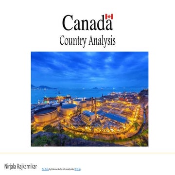 Canada Country Analysis for INT-113 | PPTX