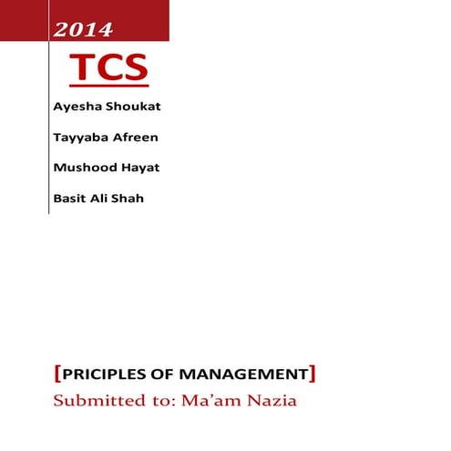 TCS - Final Project Report | DOCX